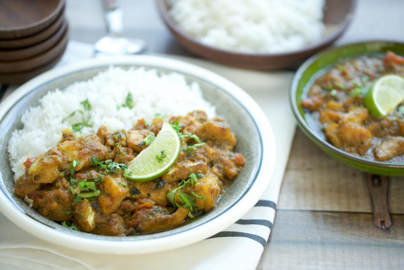 Pittige viscurry - Kookmutsjes