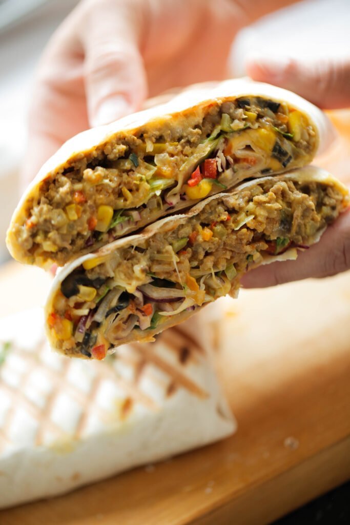 Giant wrap met gehakt | Kookmutsjes