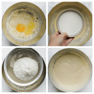 Gele room cake met chocoladedruppels | Kookmutsjes