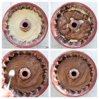 Bananen-chocoladecake - Kookmutsjes