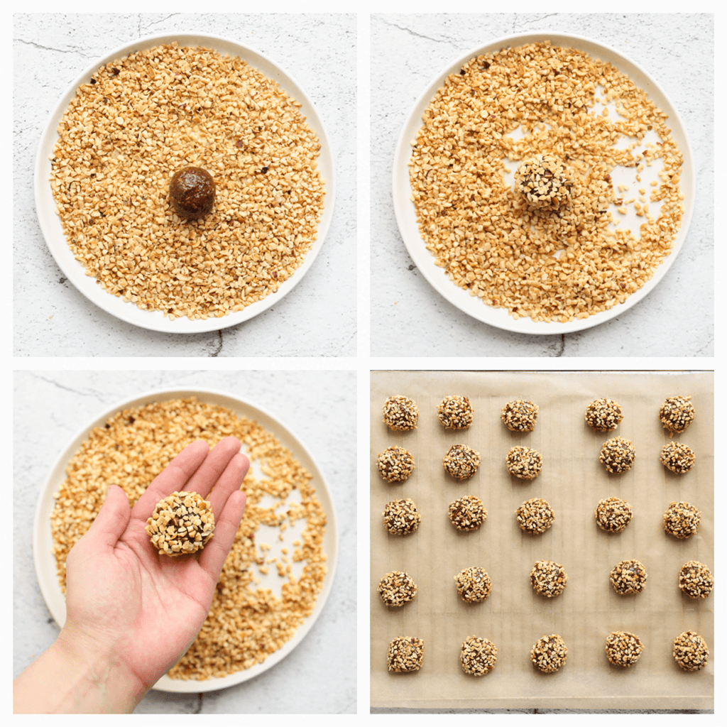 Chocolade-karamelkoekjes (no bake) | Kookmutsjes