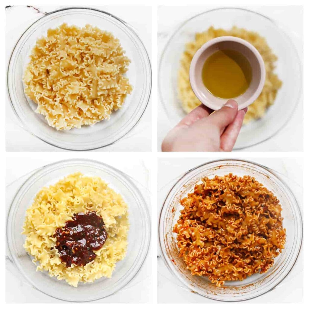Pastasalade met Kip en Groenten | Kookmutsjes