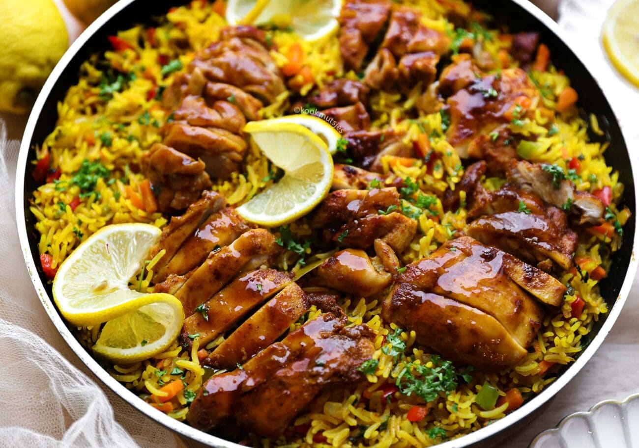 Basmati Rijst met Kip en Groenten | Kookmutsjes