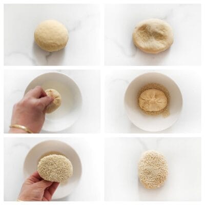 Gebakken Sesambroodjes met Kip | Kookmutsjes